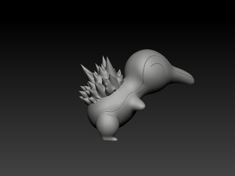 pokemon cyndaquil 3D model 3D printable | CGTrader