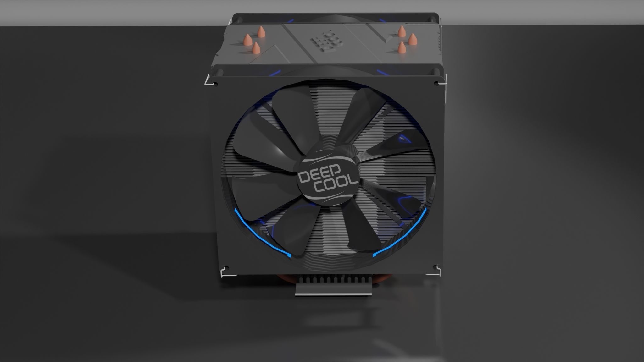 CPU fan DEEPCOOL GAMMAX300 3D model animated | CGTrader