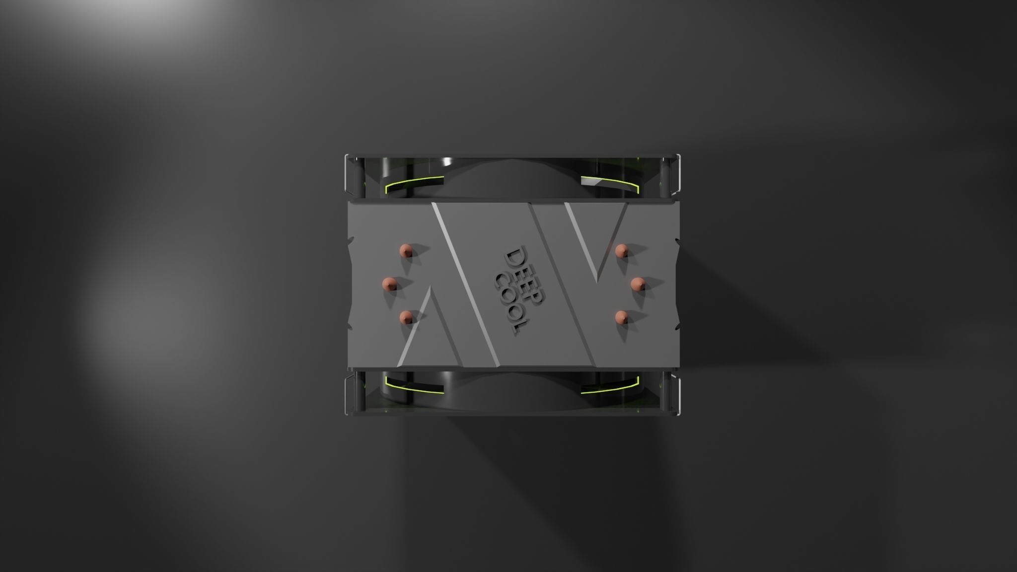 CPU fan DEEPCOOL GAMMAX300 3D model animated | CGTrader