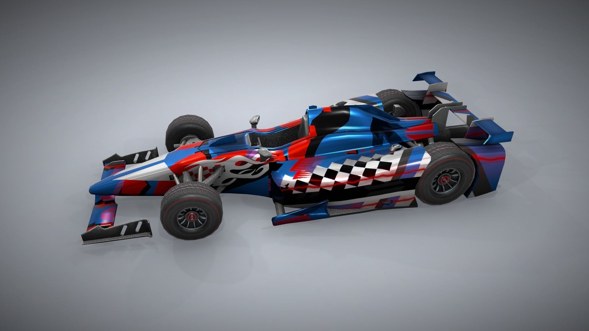 3D model F1 Racing Car Model 3 VR / AR / low-poly | CGTrader
