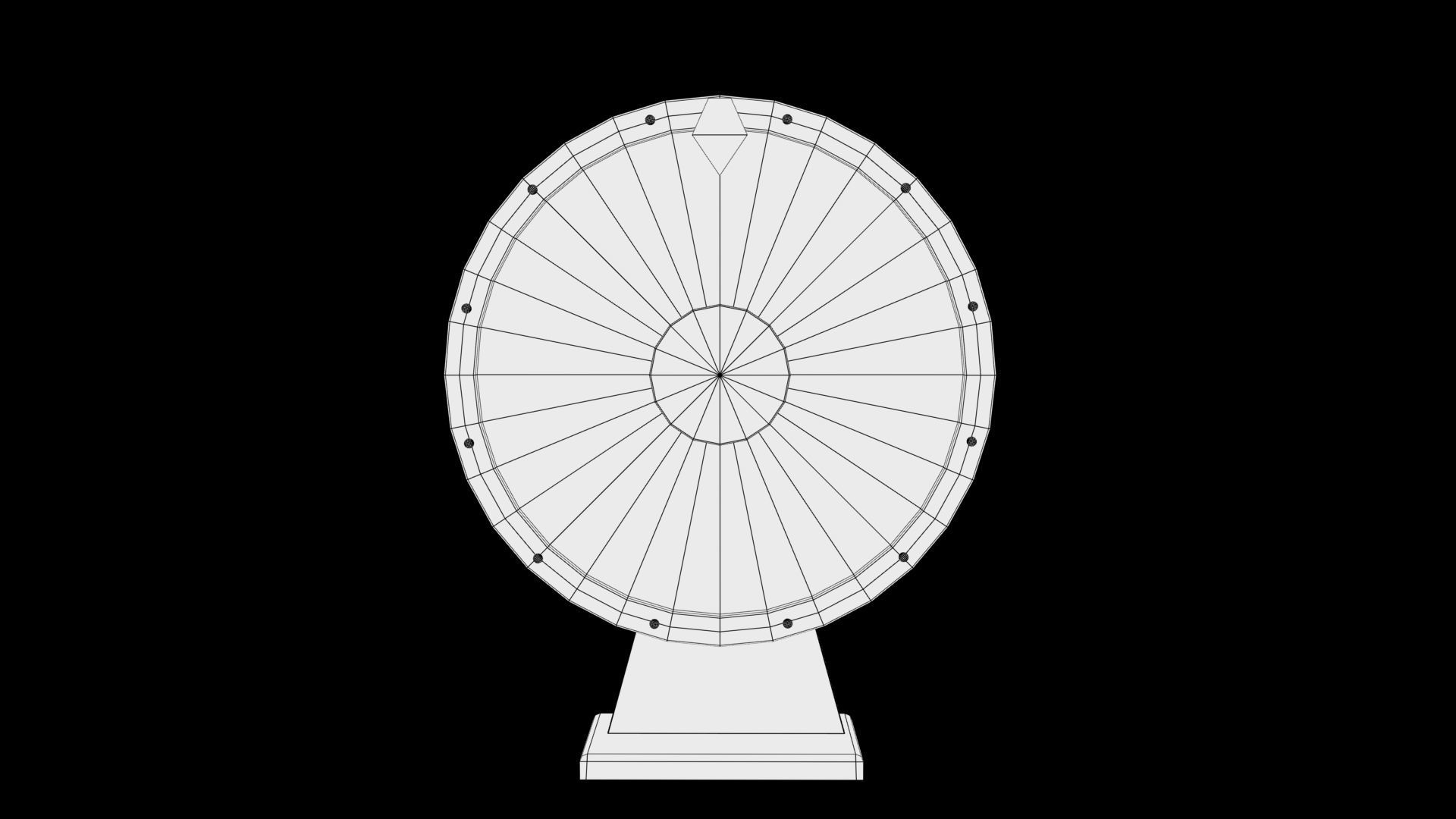 3D model Casino wheel VR / AR / low-poly | CGTrader