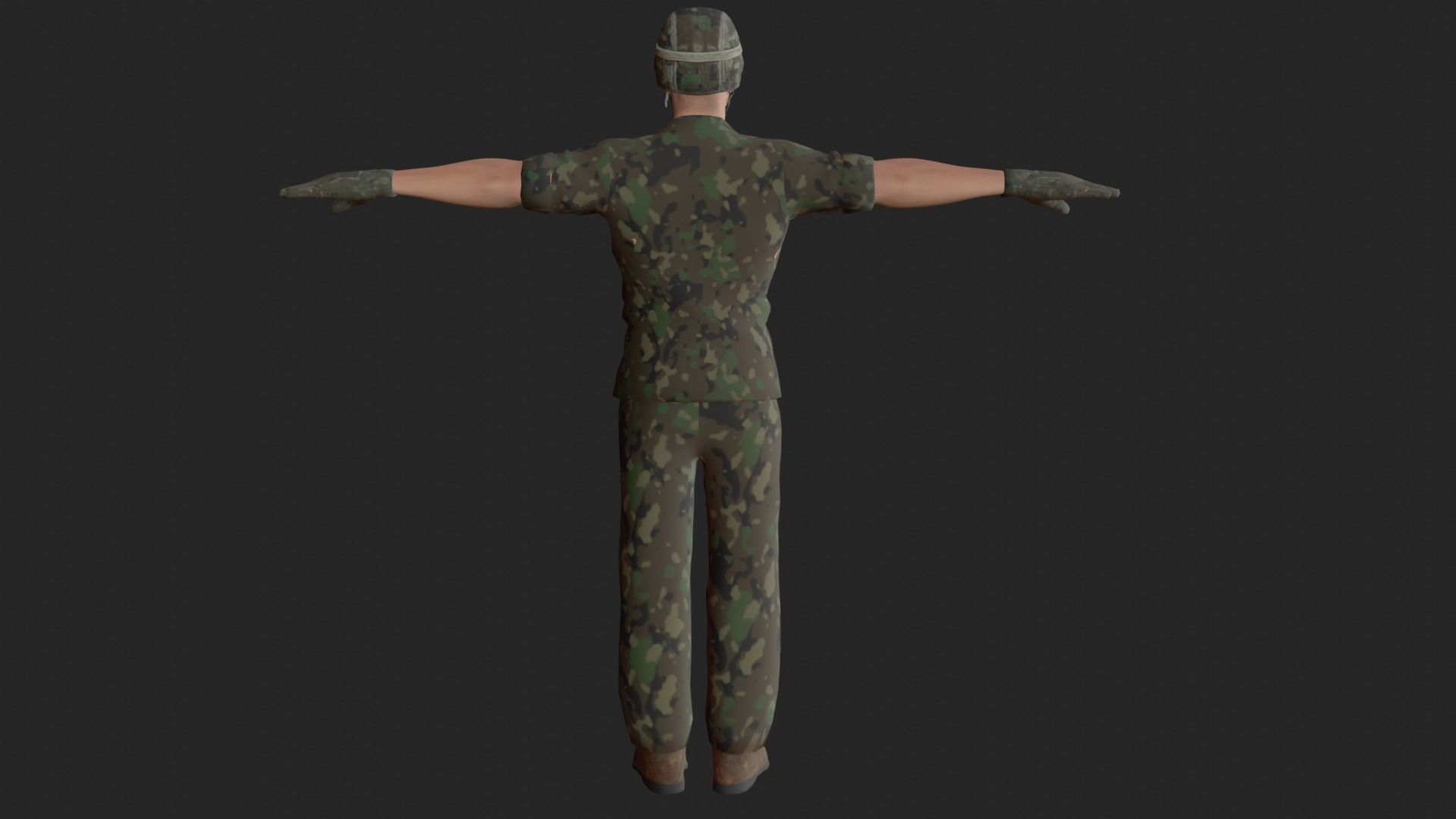3D model army man Soldier VR / AR / low-poly | CGTrader