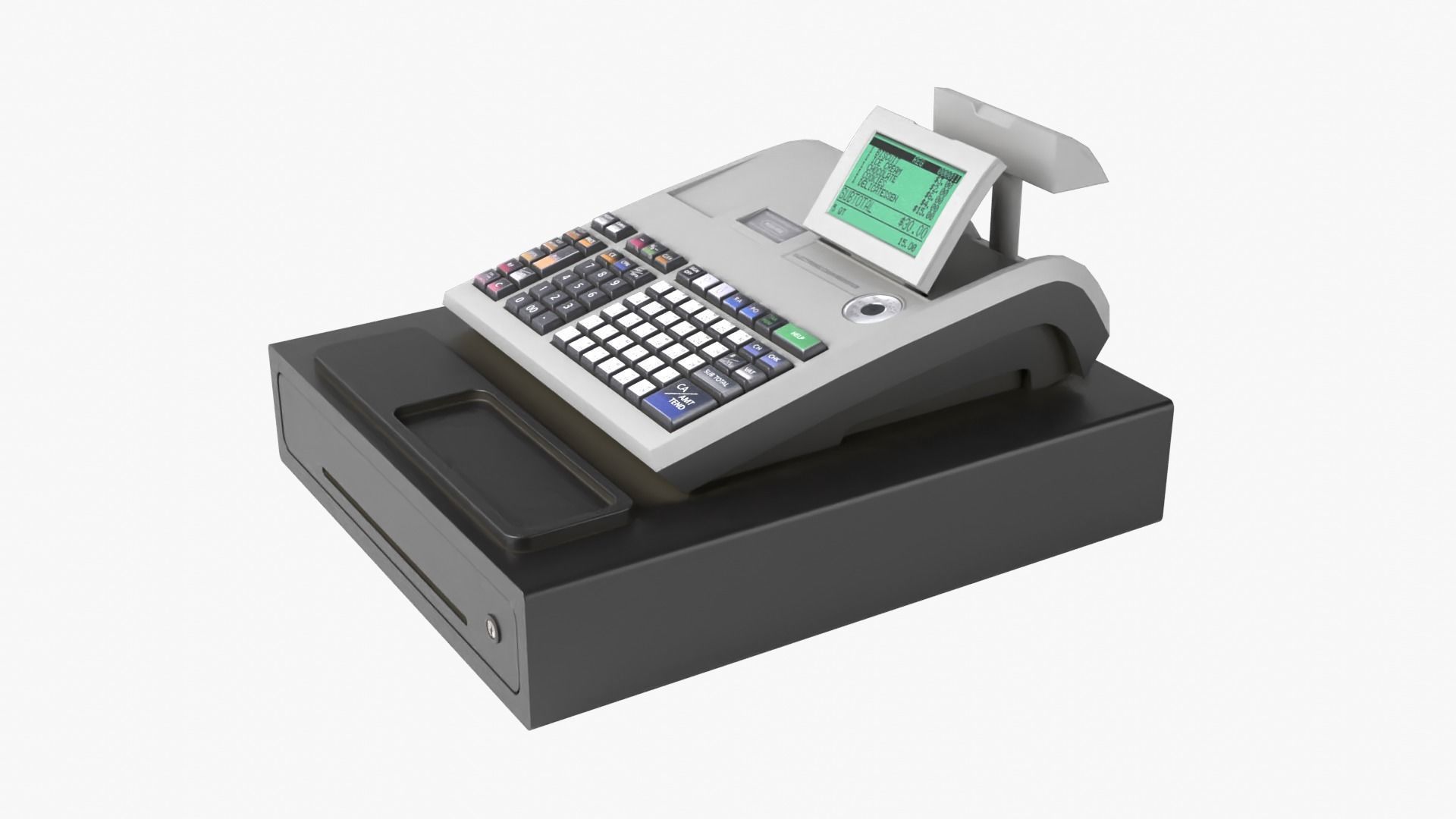 3D model Cash Register VR / AR / low-poly | CGTrader