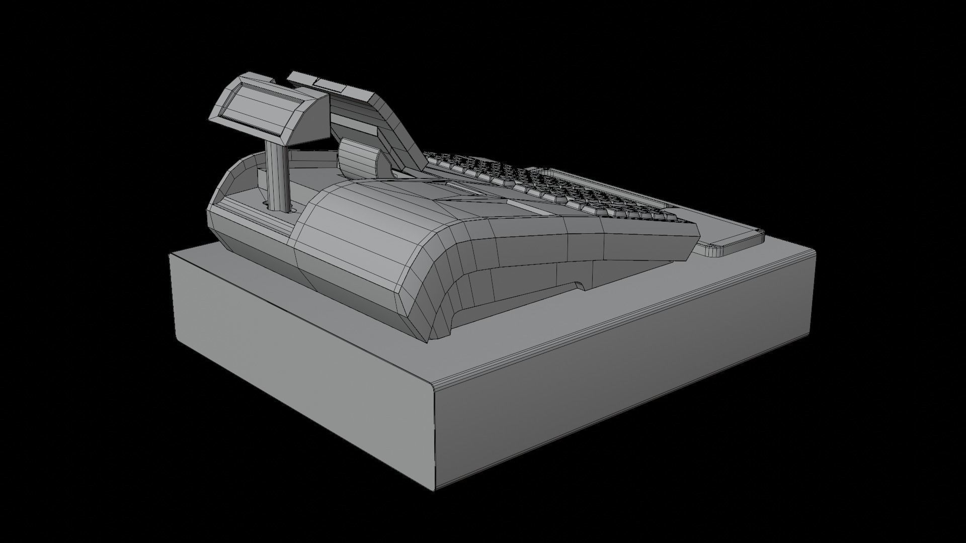 3D model Cash Register VR / AR / low-poly | CGTrader