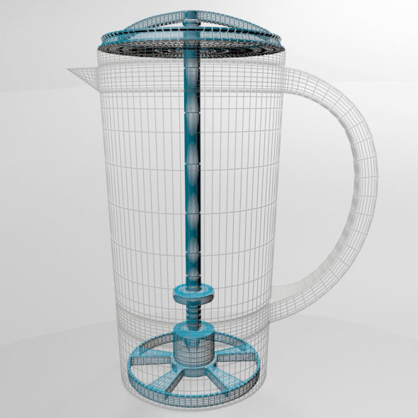 Mixing Pitcher 01 3D model | CGTrader