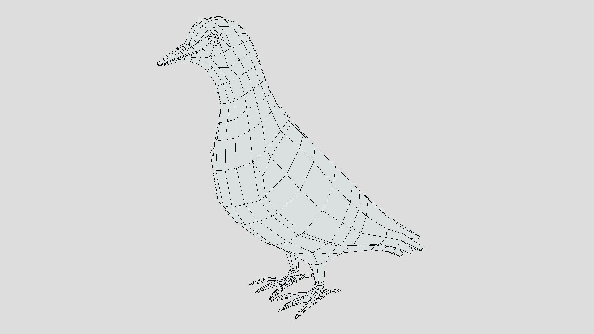 3D model Low Poly Cartoon Pigeon VR / AR / low-poly | CGTrader