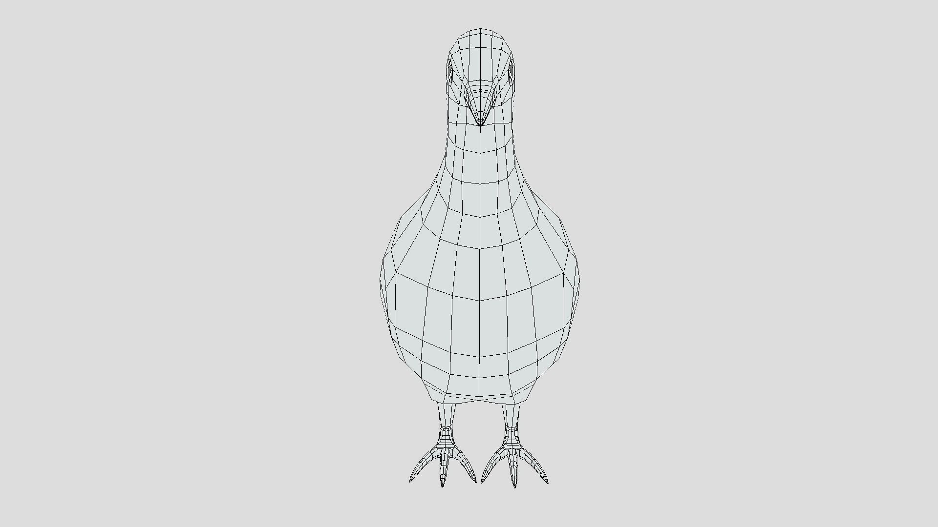 3D model Low Poly Cartoon Pigeon VR / AR / low-poly | CGTrader