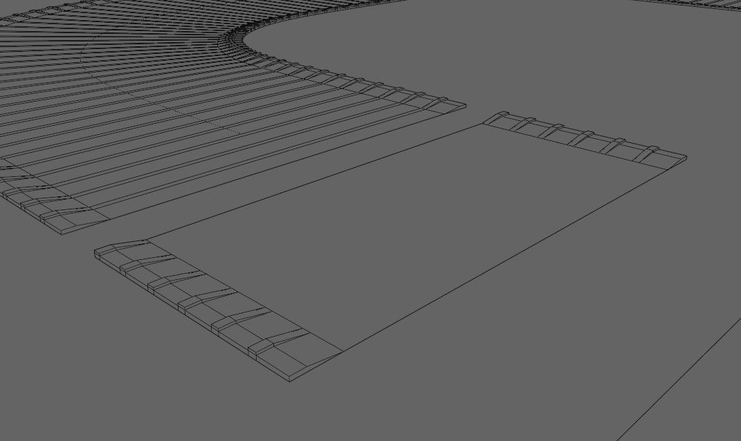 3D model Race Track Configurable - Chicane - Pista de Corrida VR / AR ...