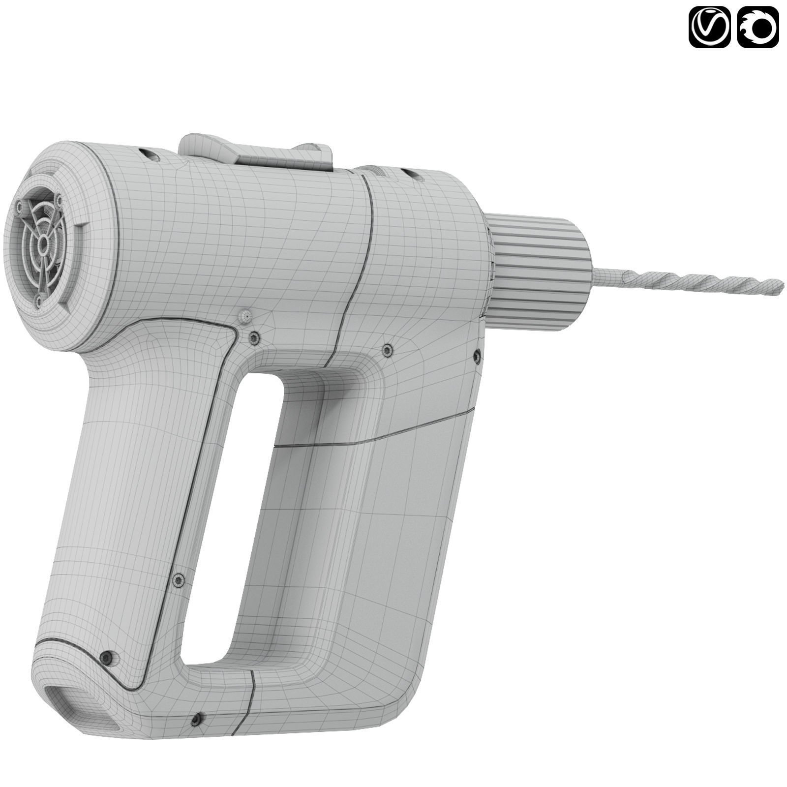 Nautilus Power Drill 3D model | CGTrader