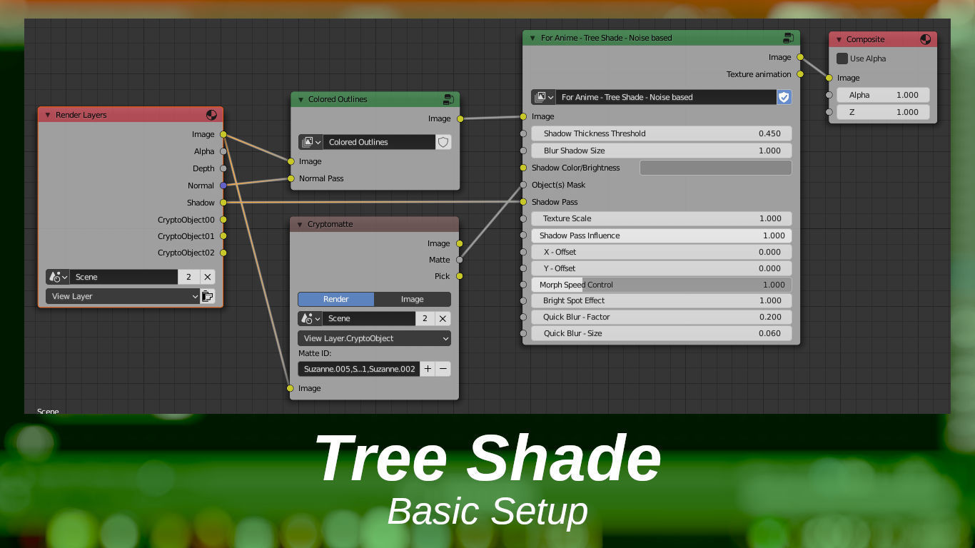 For Anime in Blender - Tree Shade 3D model animated | CGTrader