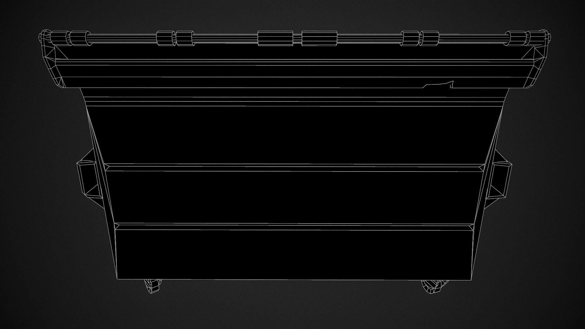 3D model Trash Can Low Poly VR / AR / low-poly | CGTrader