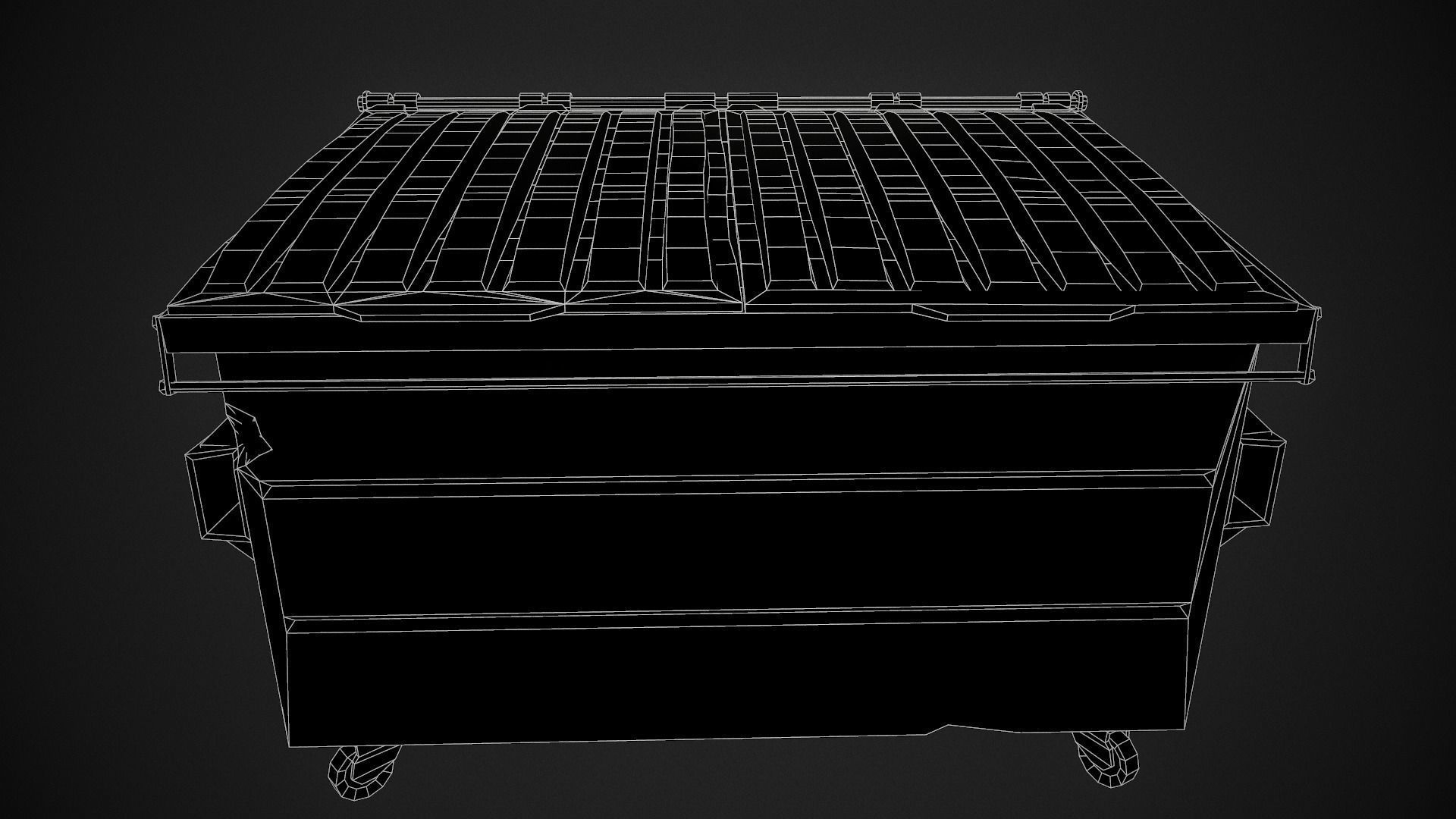 3D model Trash Can Low Poly VR / AR / low-poly | CGTrader