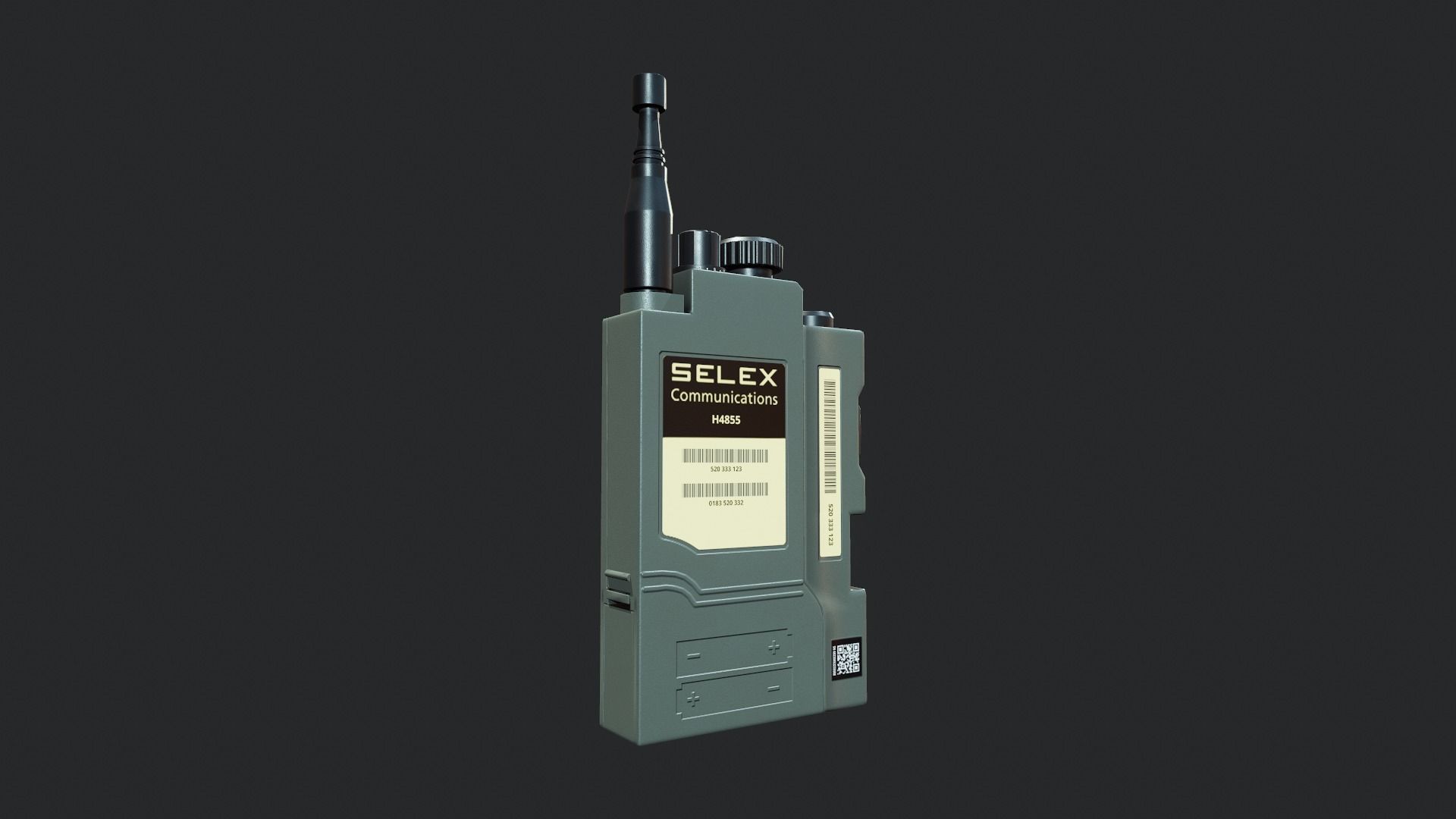 3D model Selex Radio - Tutorial Included VR / AR / low-poly | CGTrader