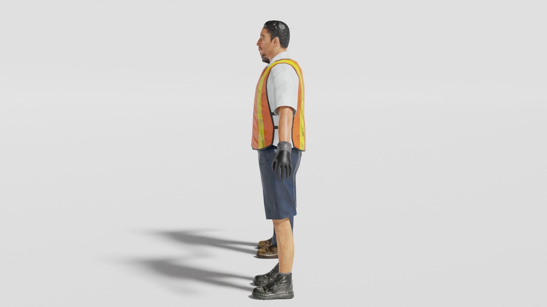 3D model 3d airport employee worker VR / AR / low-poly | CGTrader