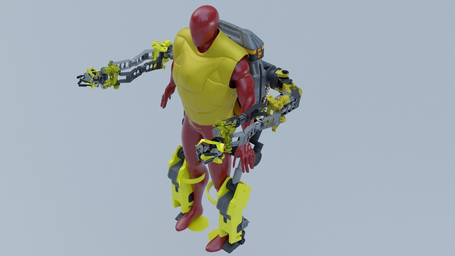 Mech Suit free 3D model | CGTrader