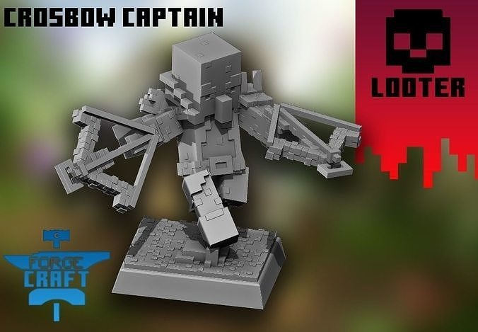 LOOTER CROSSBOW CAPTAIN 3D model 3D printable | CGTrader