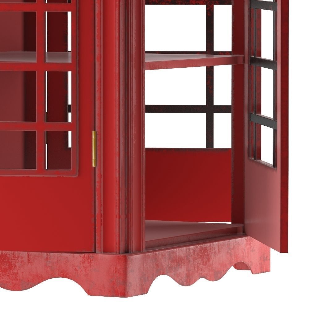 SHOWCASE LONDON TELEPHONE BOX 3D model | CGTrader