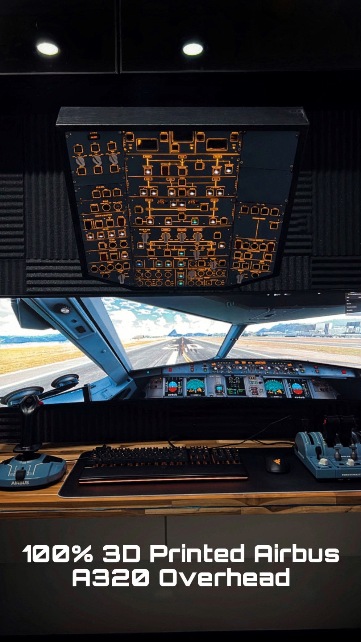AIRBUS A320 OVERHEAD PANELS 3D model 3D printable | CGTrader