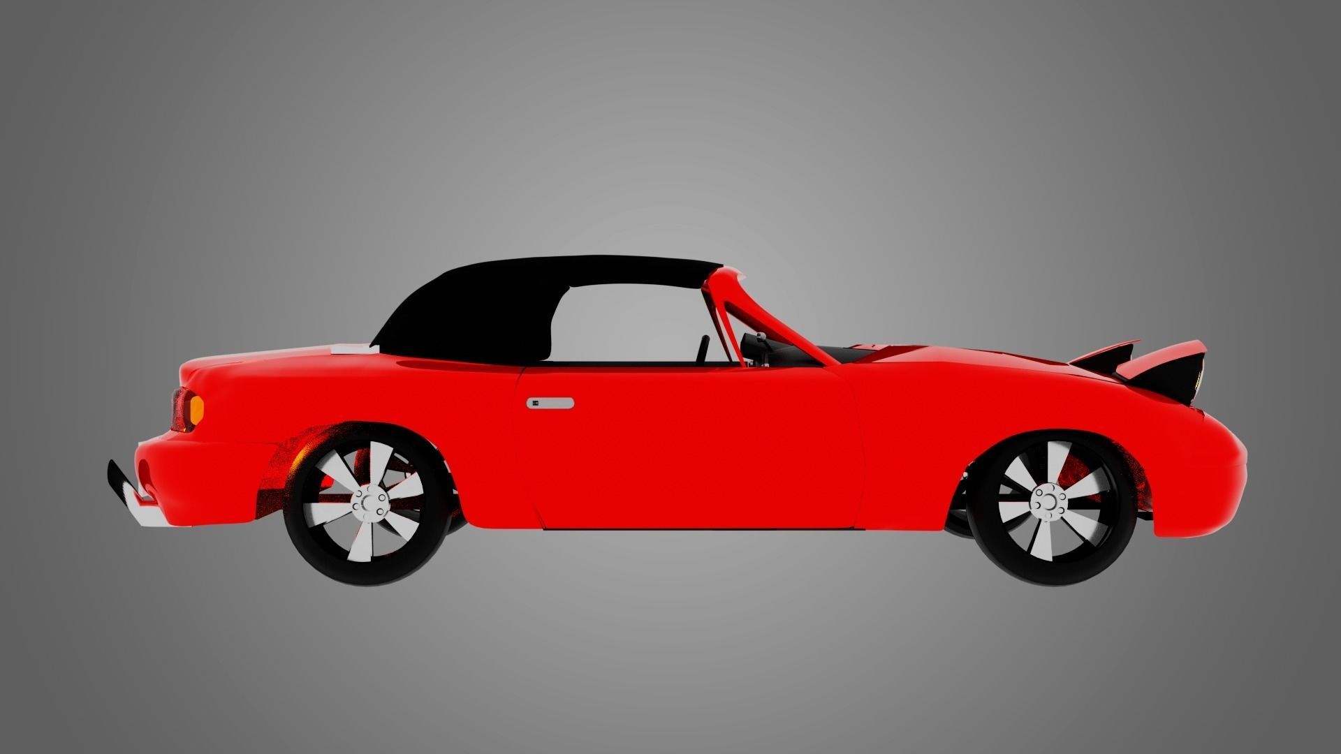 car mazda mx-5 miata 1995 low poly 3D model | CGTrader