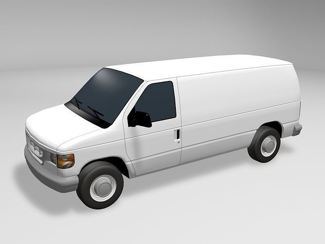 Panel Van 3D model | CGTrader
