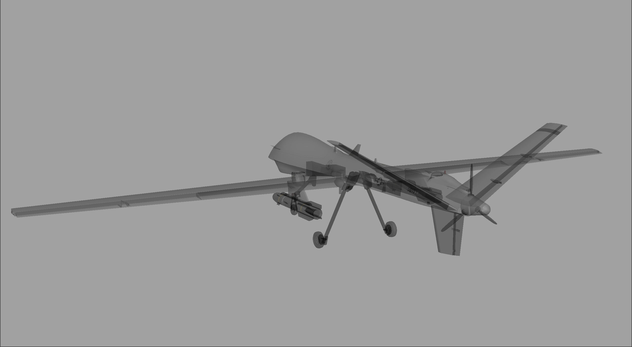 General Atomics MQ 9 Predator Reaper 3D model | CGTrader