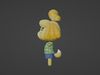 Isabelle - Animal Crossing 3D model | CGTrader