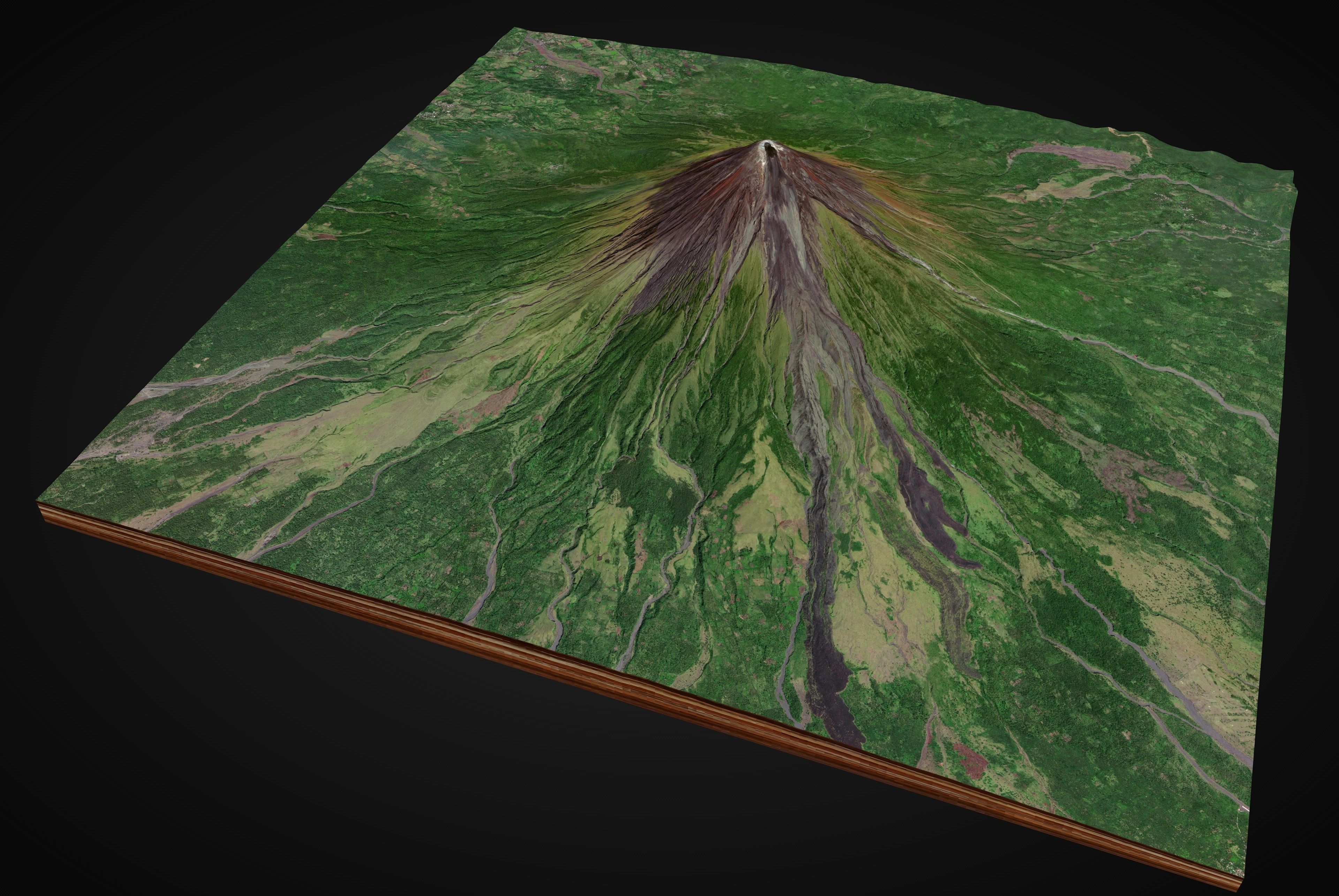 Mayon Volcano 3D model | CGTrader
