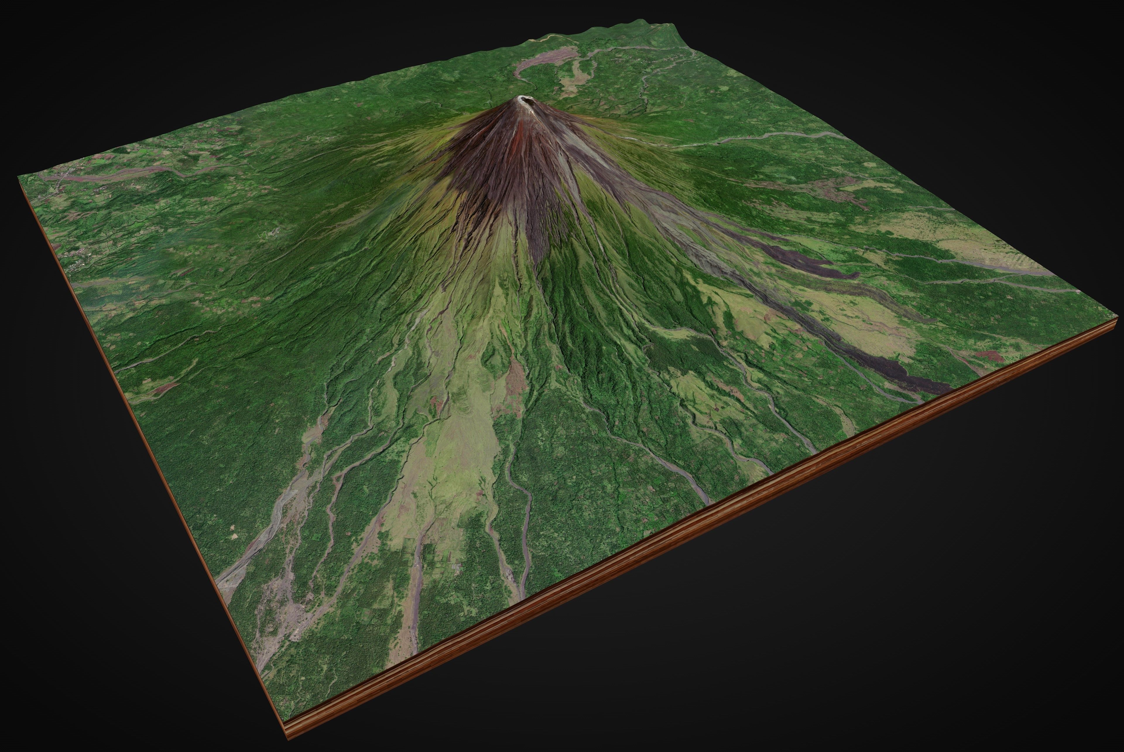 Mayon Volcano 3D model | CGTrader