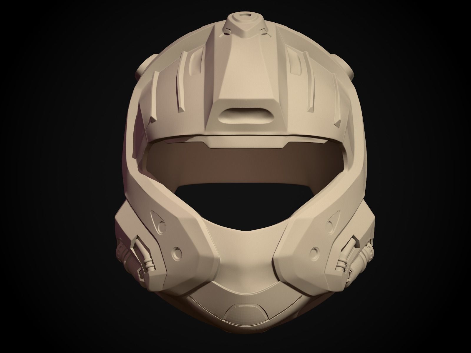 printable scifi halo CQB Helmet wargaming 3D model 3D printable | CGTrader