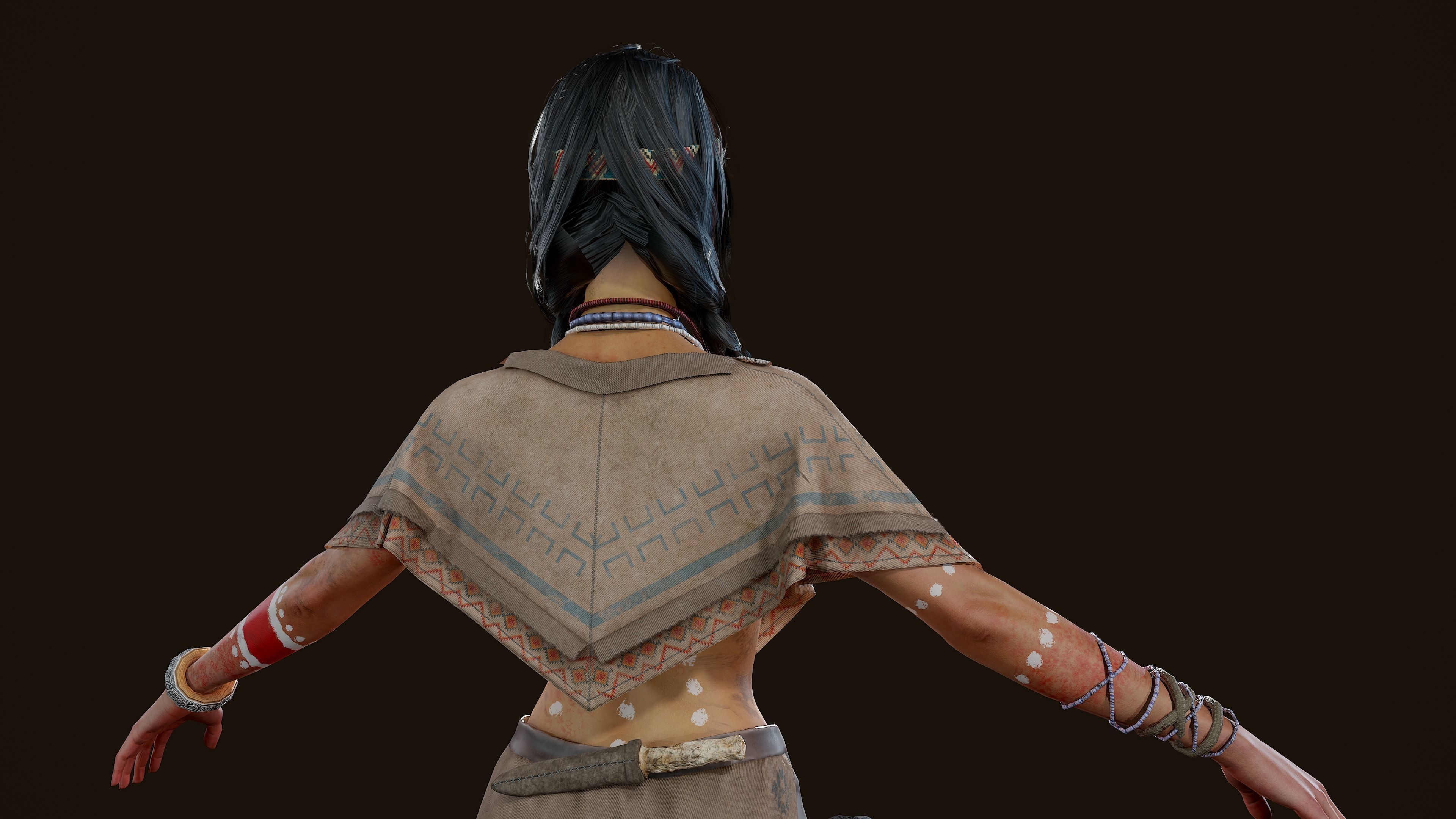 3D model Apache Female 1 VR / AR / low-poly | CGTrader