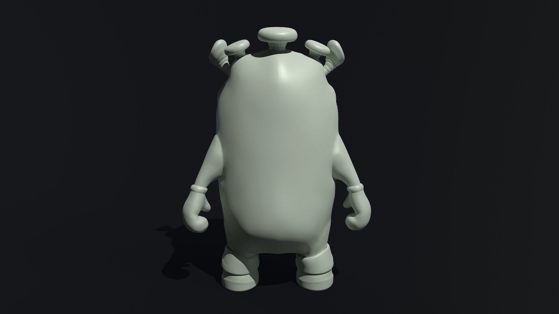 Alien cartoon 3D model 3D printable | CGTrader