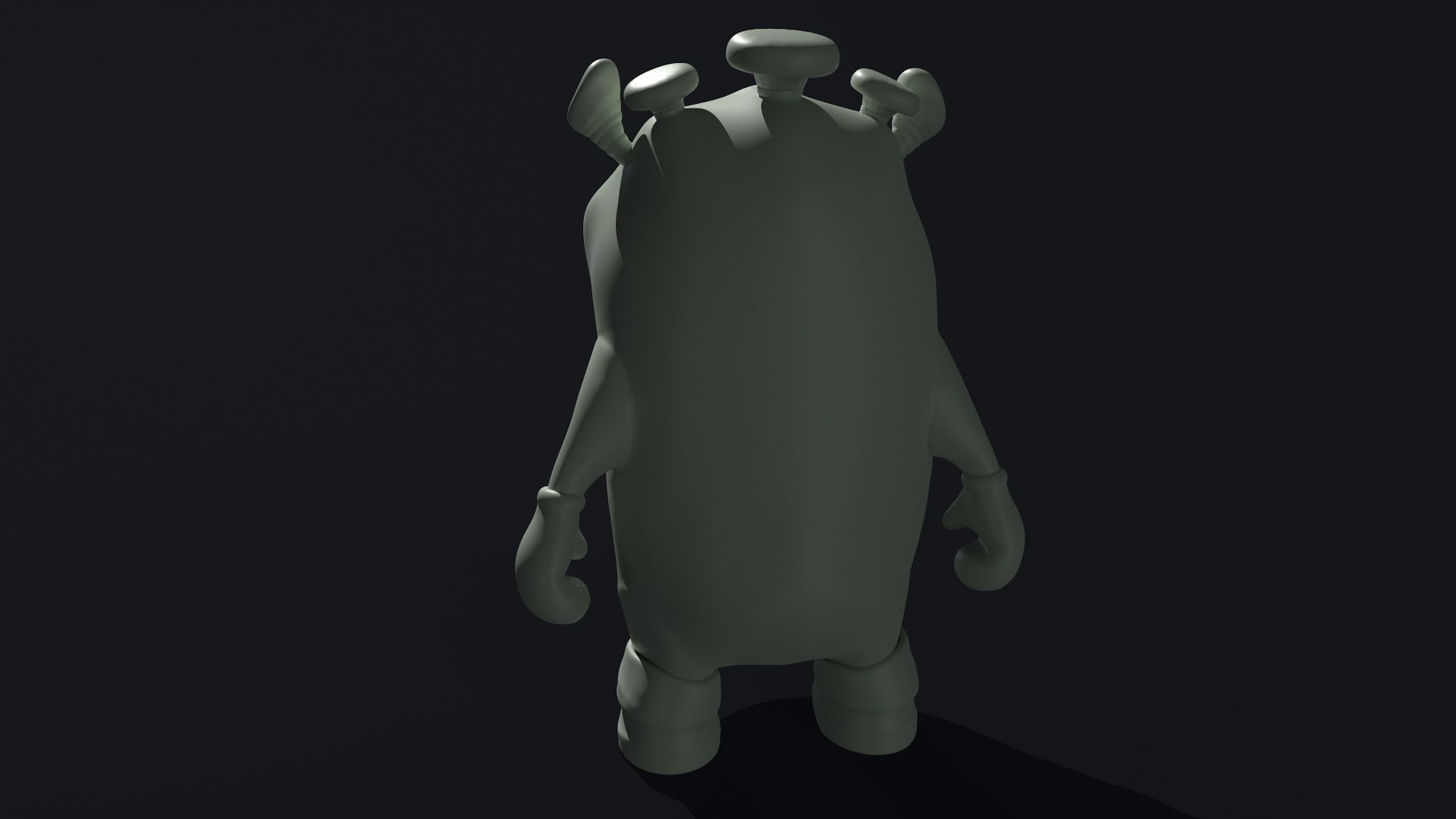 Alien cartoon 3D model 3D printable | CGTrader