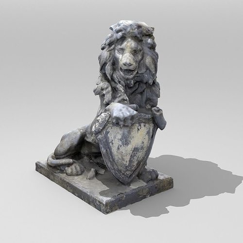 Lion Statue 3D model | CGTrader