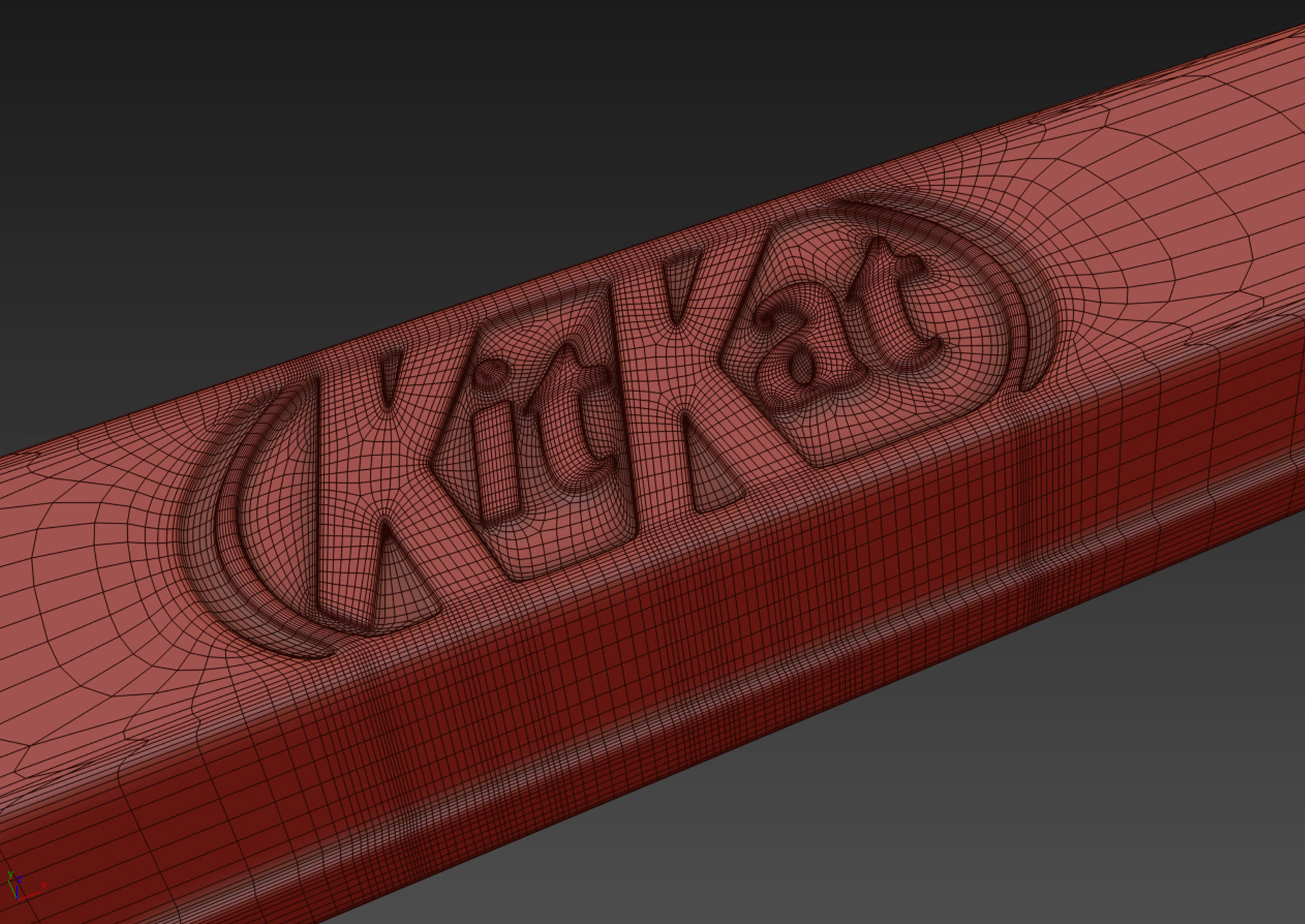 Kit Kat Chocolate bar 3D model | CGTrader
