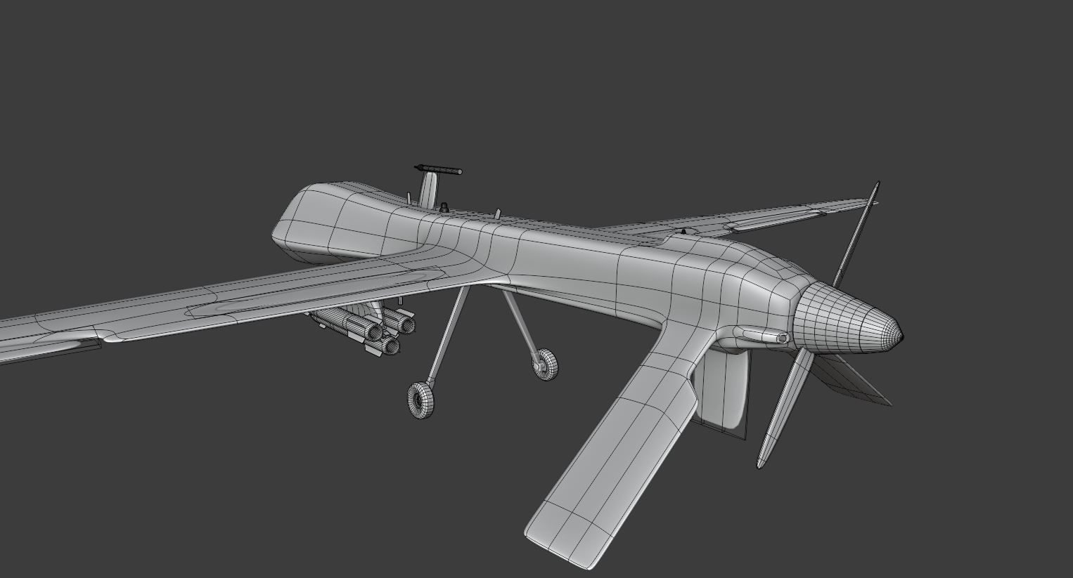 MQ-1 Drone Predator 3D model | CGTrader
