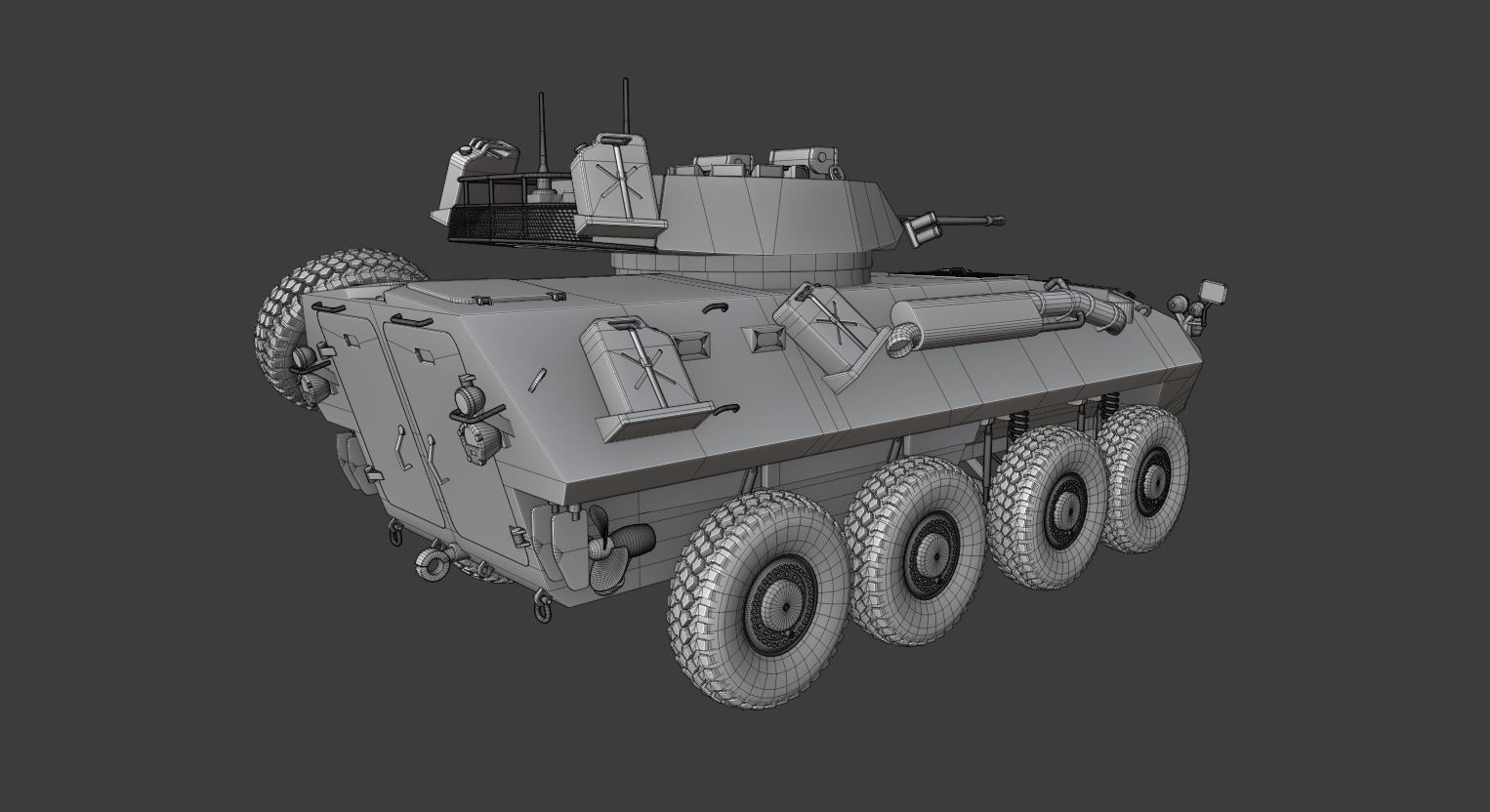 LAV 25 US Army Light Armoured Vehicle 3D model | CGTrader