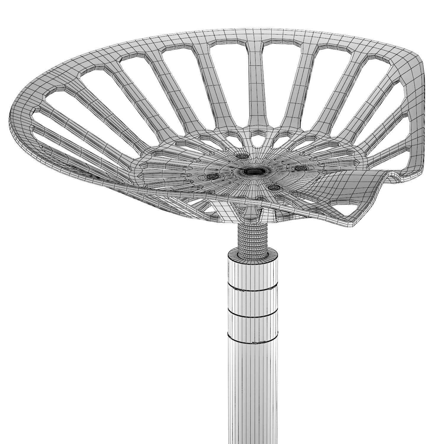 Tractor Seat Barstool 3D model | CGTrader