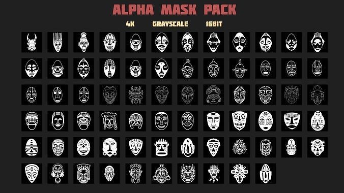 Alpha mask pack Texture | CGTrader