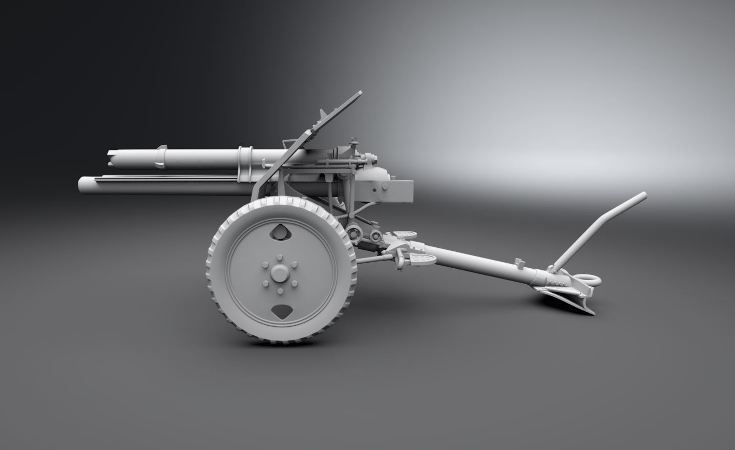 Qf 18 Pounder Scale model 3D model 3D printable | CGTrader