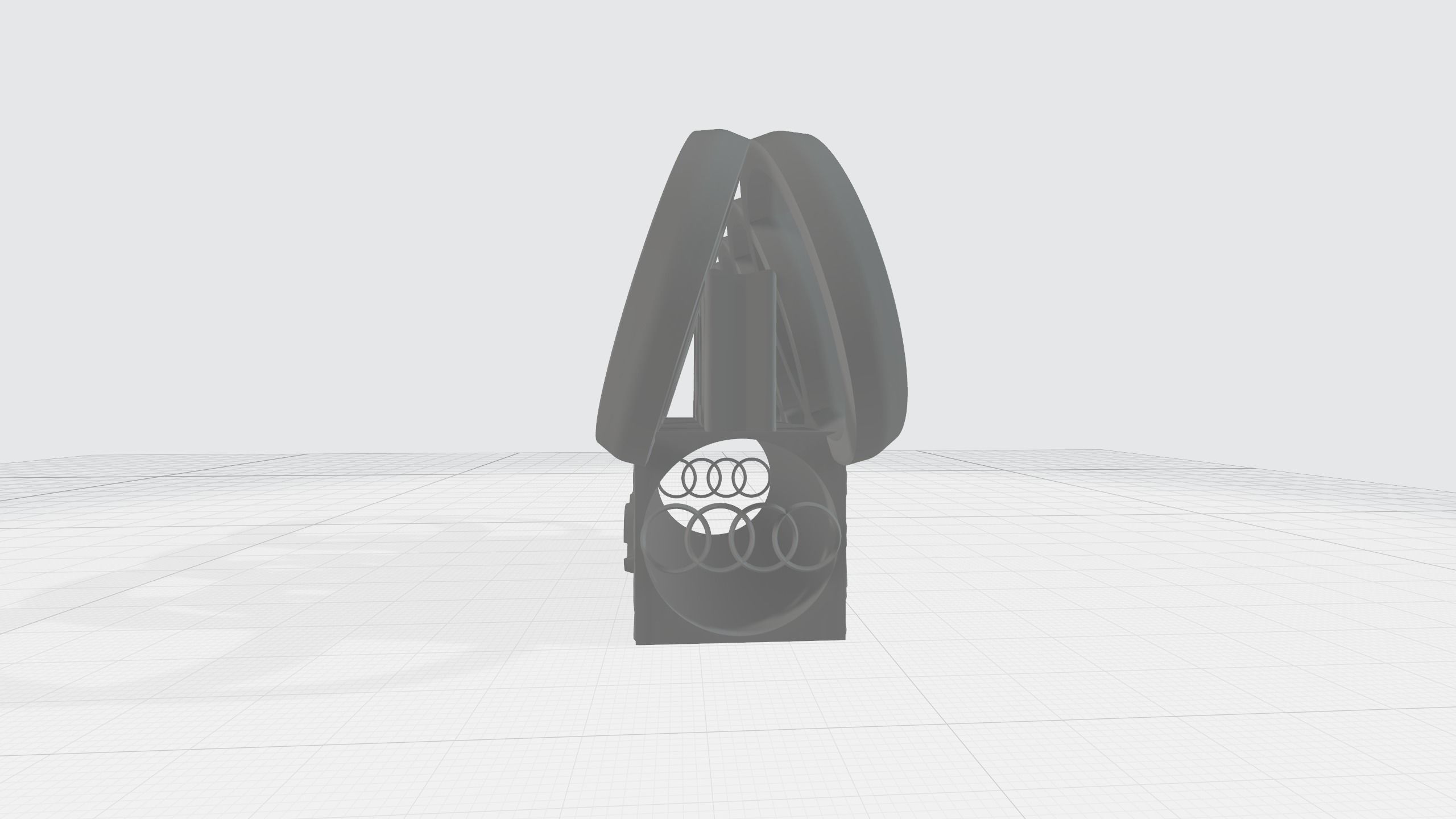 Audi Logo 3D model 3D printable | CGTrader