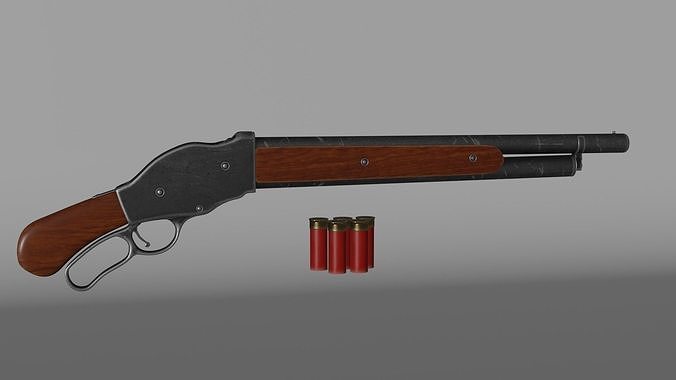 Winchester M1887 3D model | CGTrader