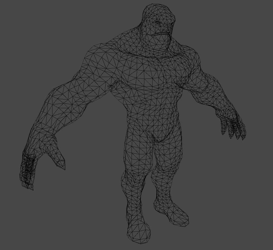 3D model Monster from Hellbound VR / AR / low-poly | CGTrader