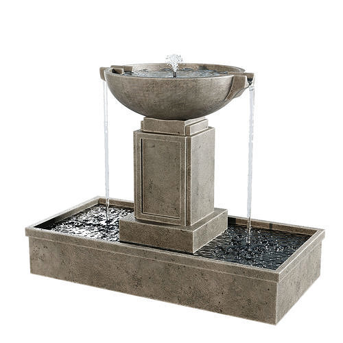Austin Modern Water Fountain 3D model | CGTrader