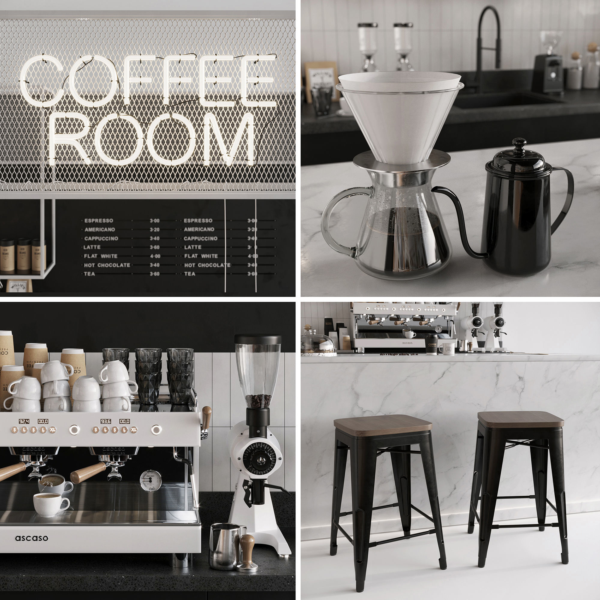 Coffee Shop 3D model | CGTrader