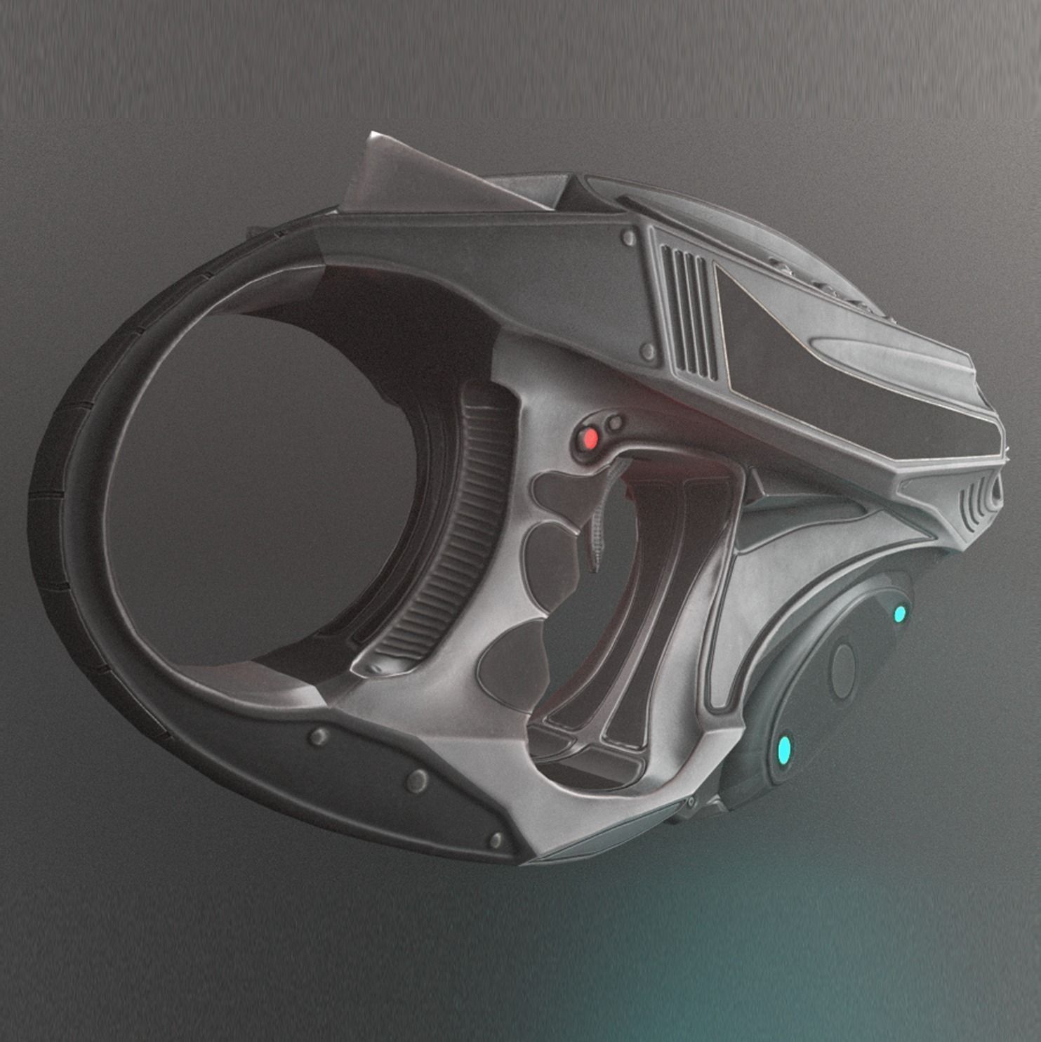 3D model Futuristic Handgun VR / AR / low-poly animated | CGTrader