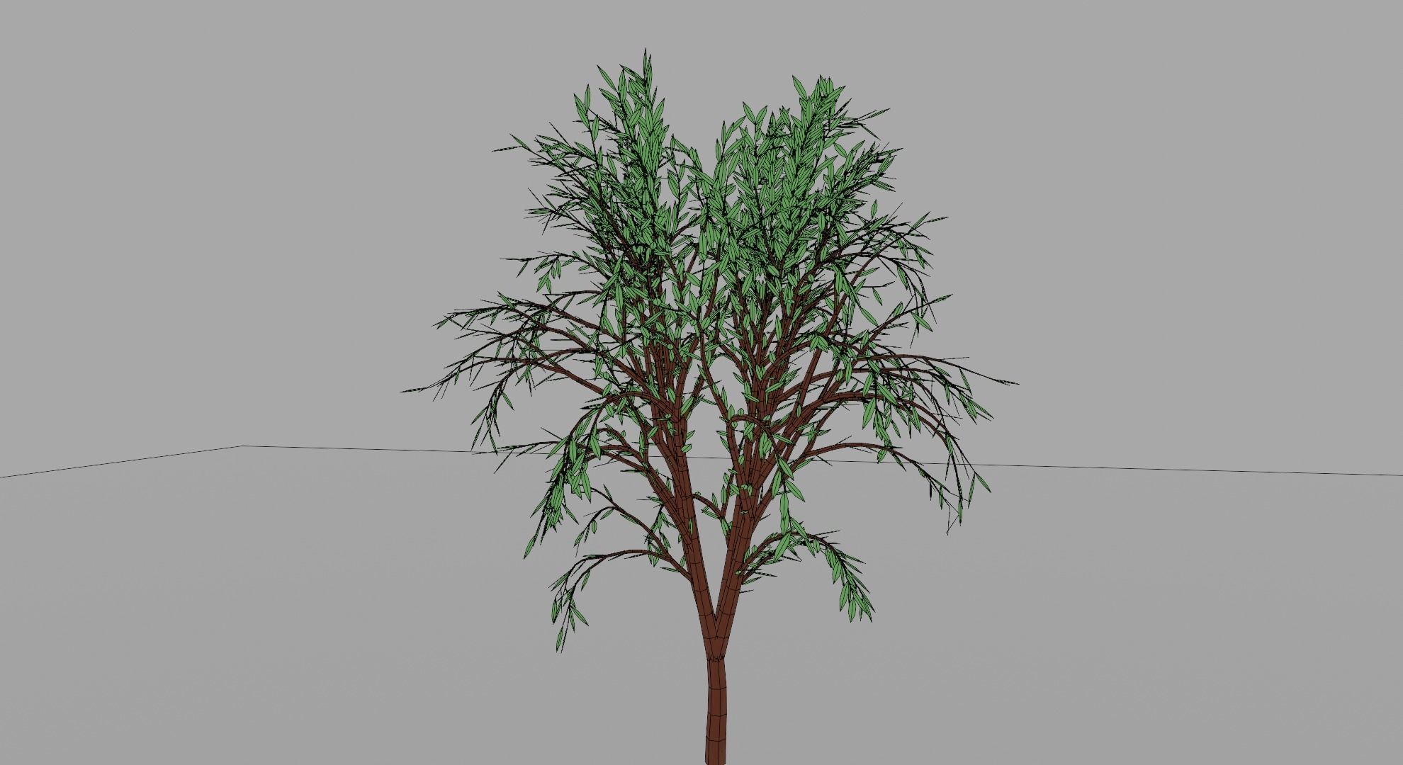 Tree 3D Model willow free VR / AR / low-poly 3D model | CGTrader