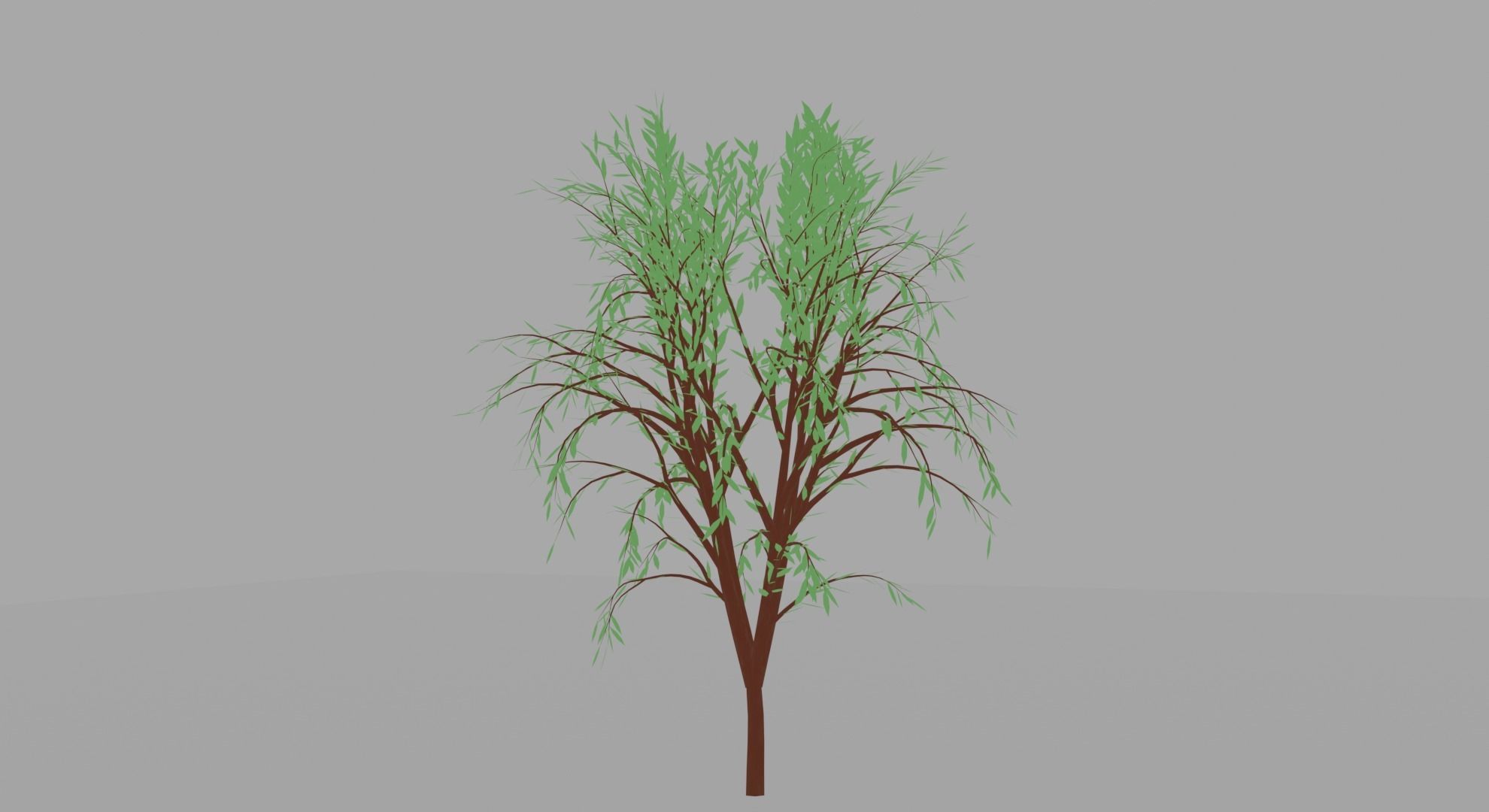 Tree 3D Model willow free VR / AR / low-poly 3D model | CGTrader