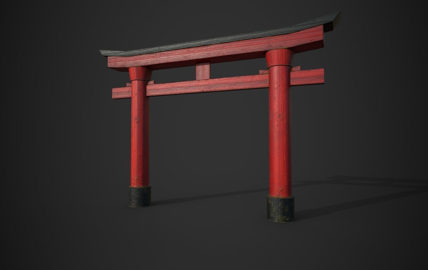 3D model Japanese Torii - Game Ready - PBR VR / AR / low-poly | CGTrader