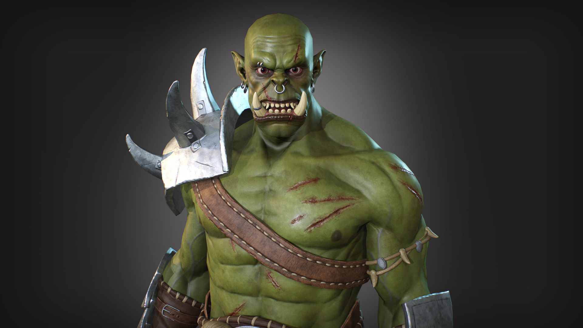 3D model Orc 03 VR / AR / low-poly rigged | CGTrader