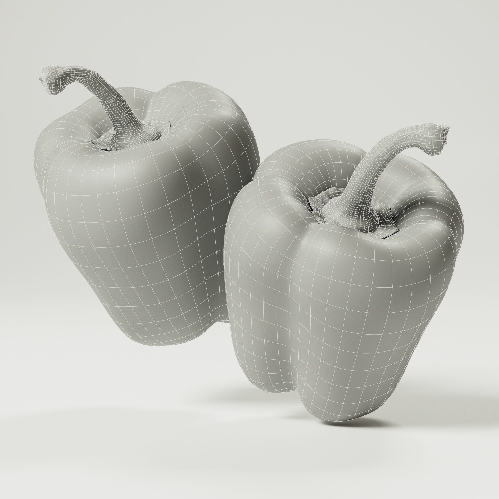 Paprika - Yellow 3D model | CGTrader